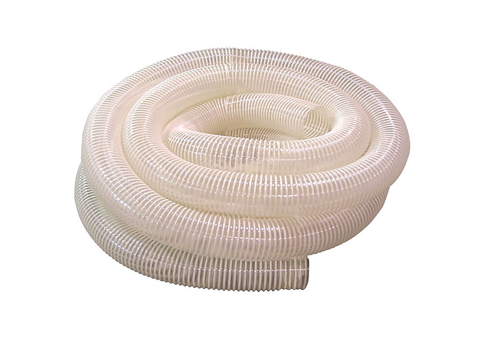 4" Clear Flexible Collapsable PVC Hose — Larry Electric